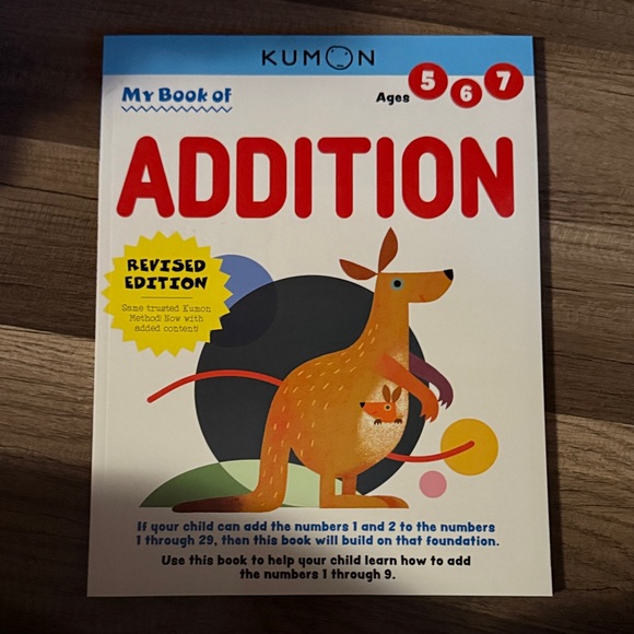 kumon | Toys | Kumon My Book Of Addition For Kids | Poshmark